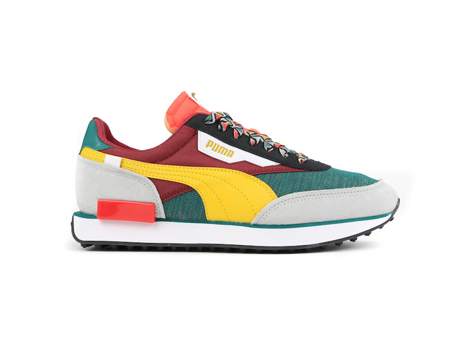 PUMA RIDER AFROBEAT TEAL GREEN-BURNT RUSSET - 373184-02 - zapatillas ...