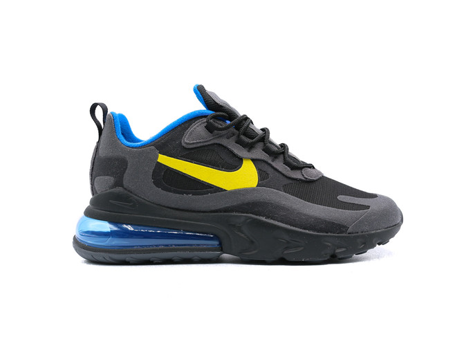NIKE AIR MAX 270 REACT BLACK TOUR YELLOW - DA1511-001 - ZAPATILLAS ...